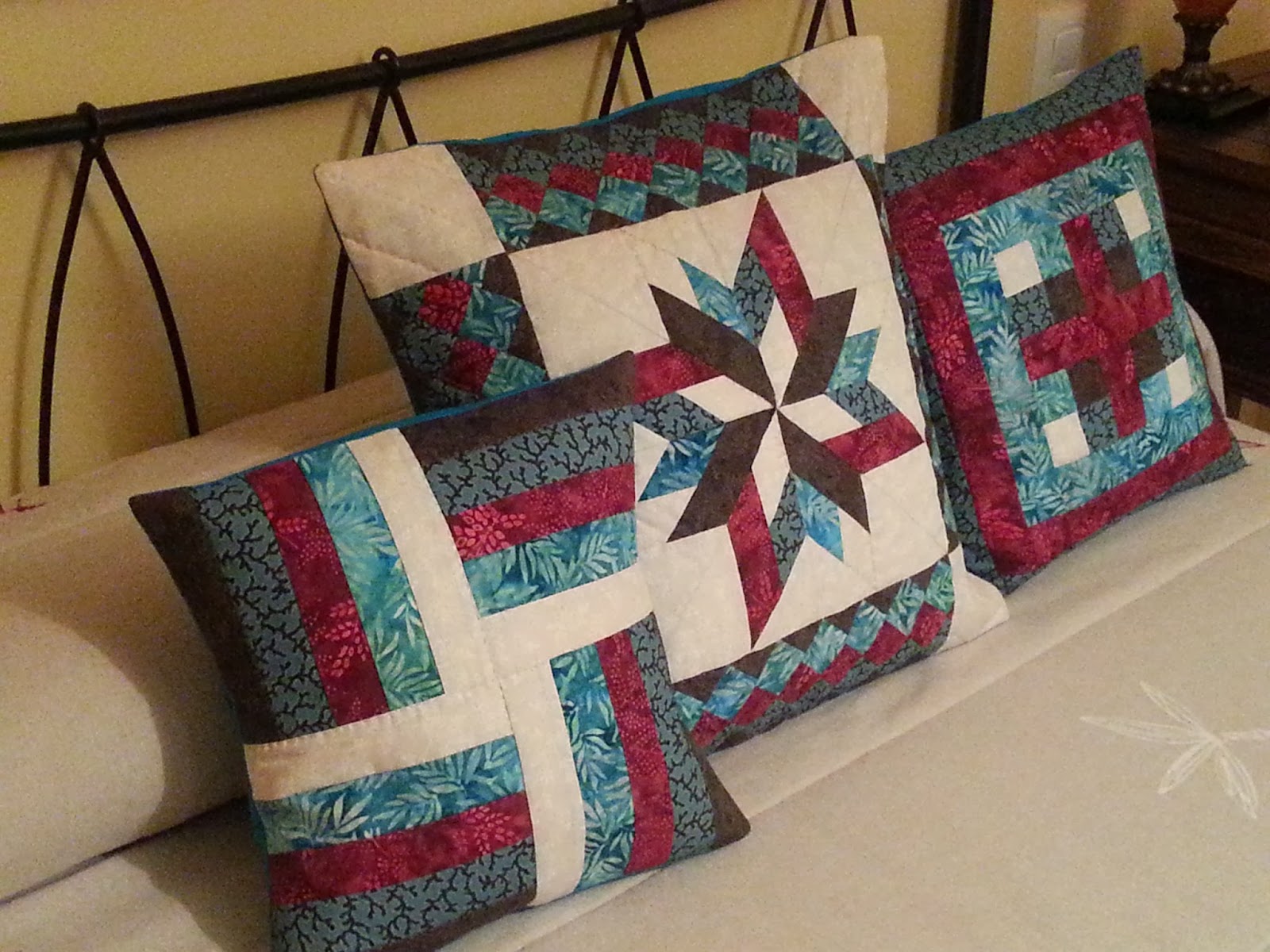 CUESTIÓN DE COSER: COJINES DE PATCHWORK