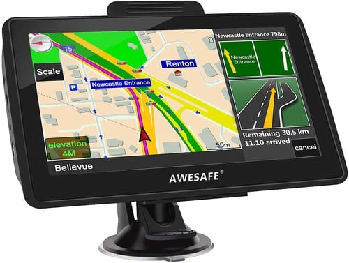 Review AWESAFE 7 inches Touch Screen Car Navigation GPS