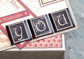 SIMPLY PAPER: TUTORIAL: Faux Ceramic Letter Tiles