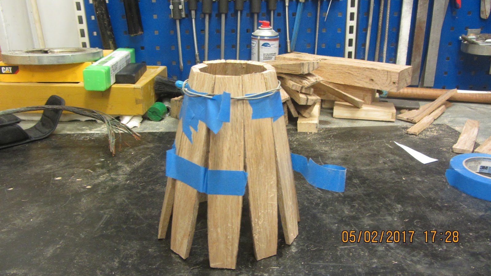 Mulesaw: Making a small barrel 2, getting by using standard tools.