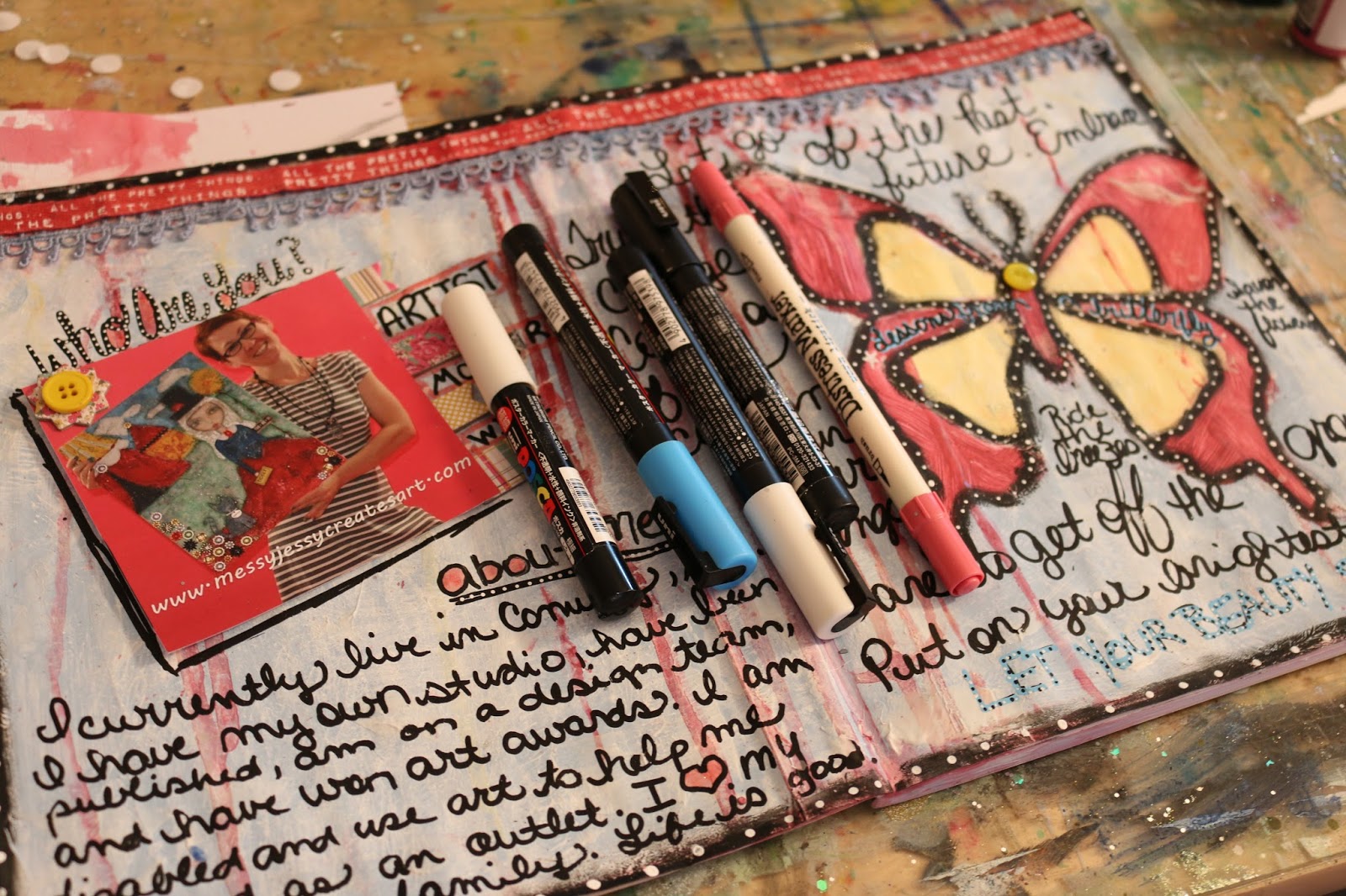 Get Messy Art Journaling WORDS Prompt set 2