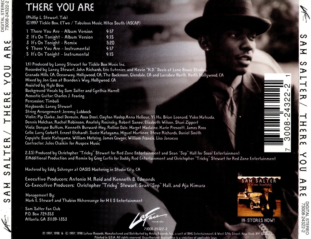 highest level of music: Sam Salter - There You Are-CDM-1997