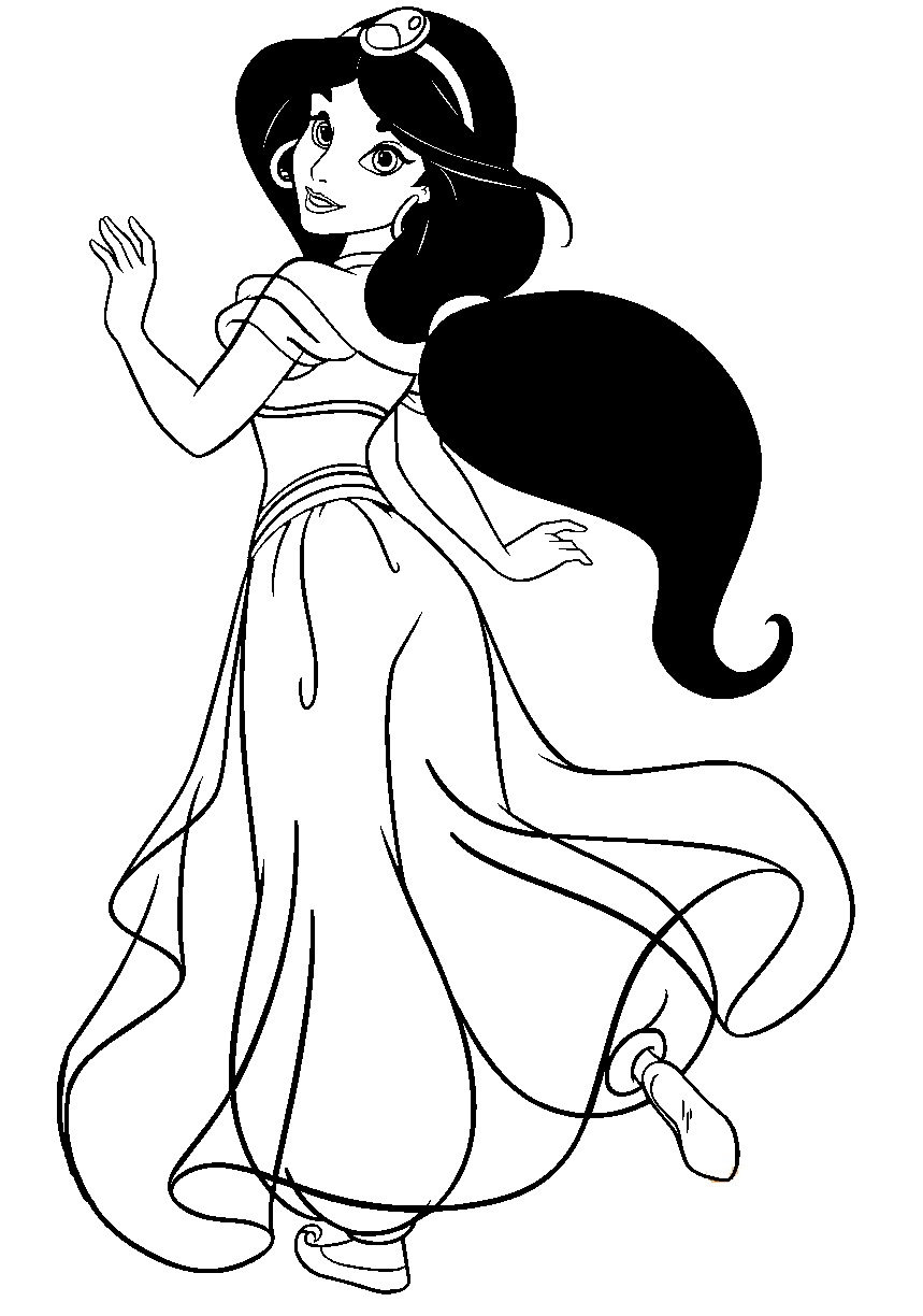 Desenhos para Colorir e Imprimir: Desenhos para colorir da Jasmine ...