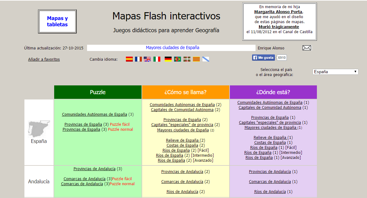 El rincón de la Pedagogía: MAPAS FLASH INTERACTIVOS