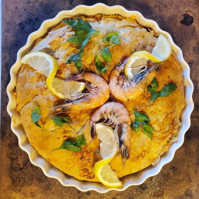 Moroccan Seafood Bastilla