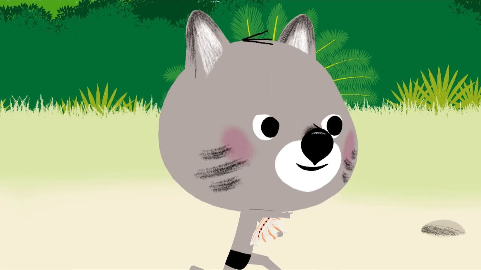 Shirtless Drawn Cartoon Boys: Mouk & Chavapa on the Beach 2