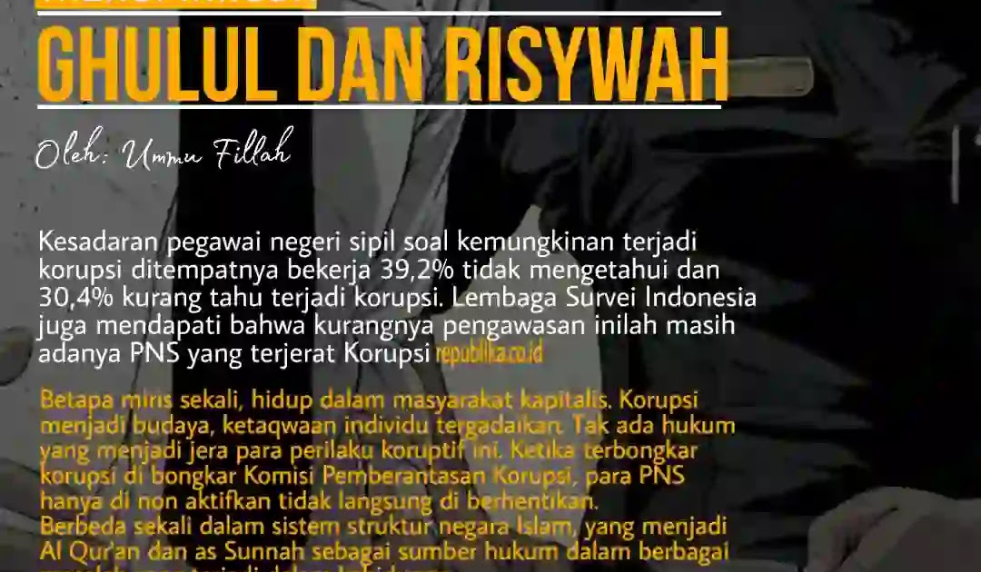 Ghulul dan Risywah | Tren Opini