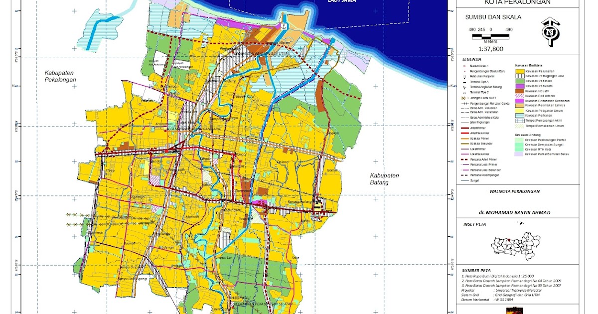 Peta Kota Pekalongan