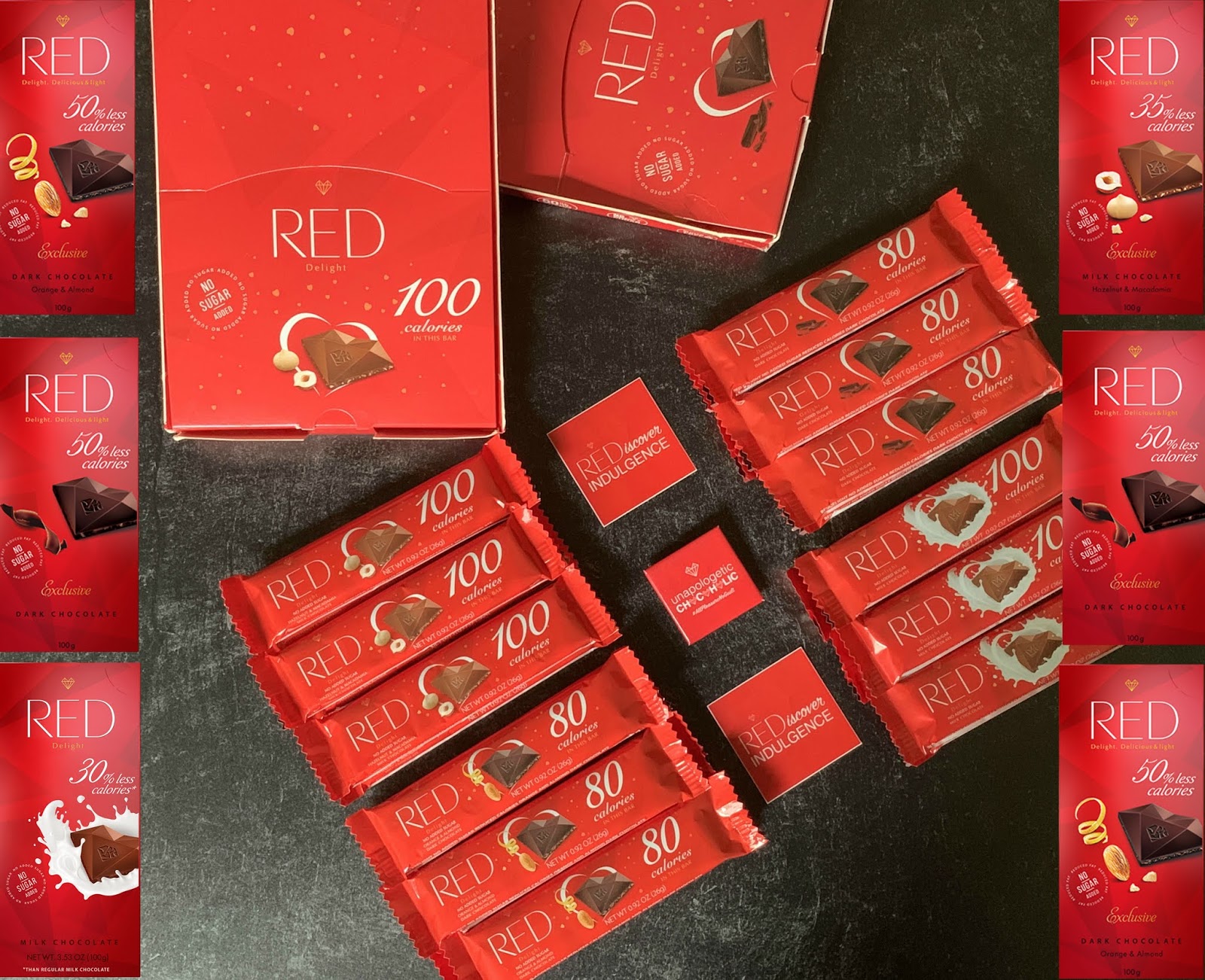 RED Chocolate | Milk Chocolate, Milk Chocolate w/Hazelnut and Macadamia ...