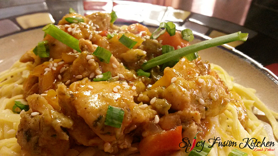 Chilli Chicken & Noodles - Spicy Fusion Kitchen