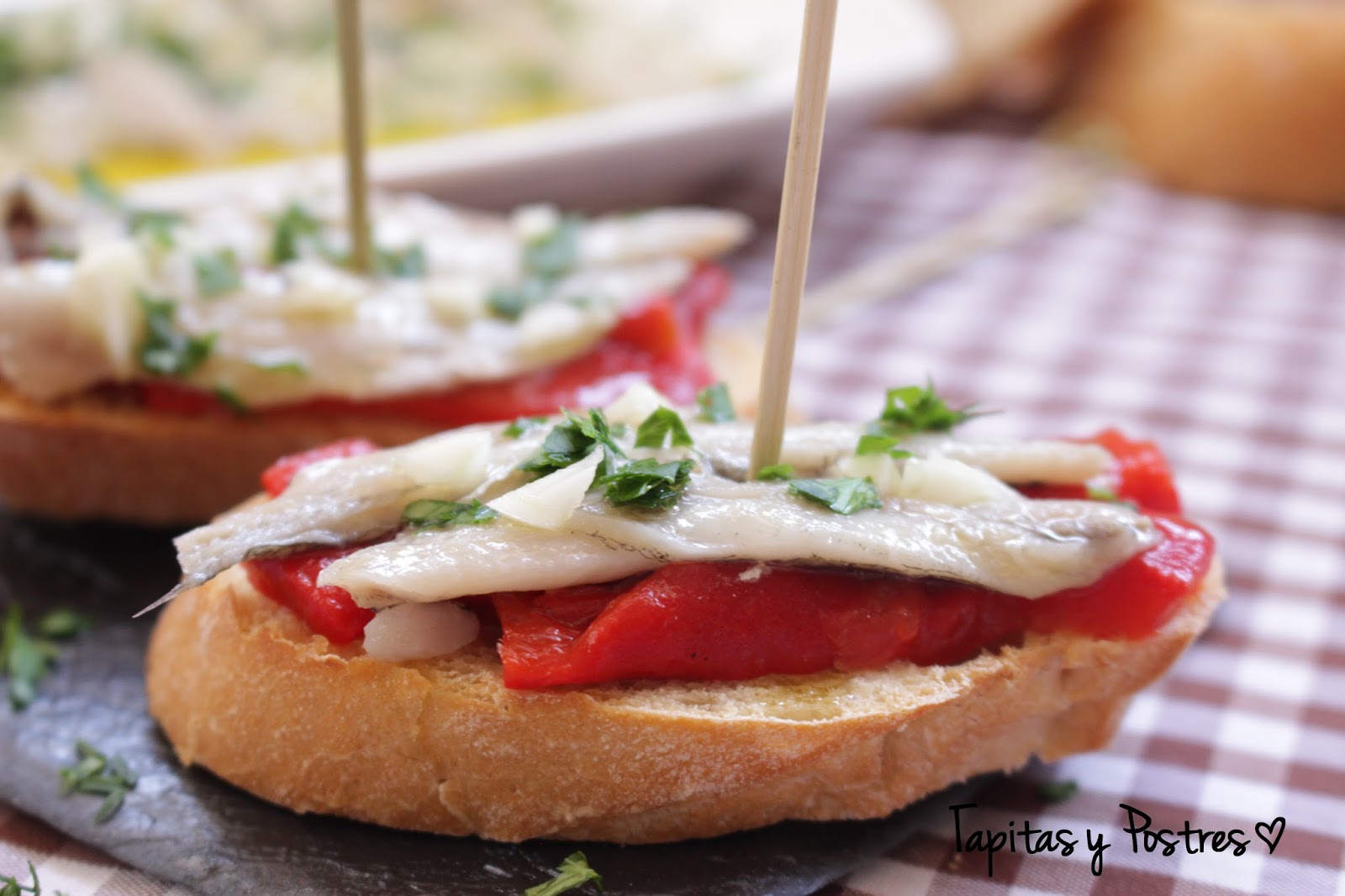 Tapitas y Postres: Boquerones en vinagre