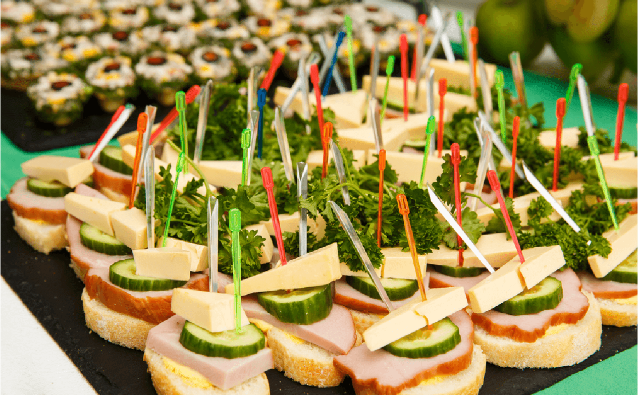 Finger food buffet là gì? Thực đơn tiệc buffet finger food sang trọng