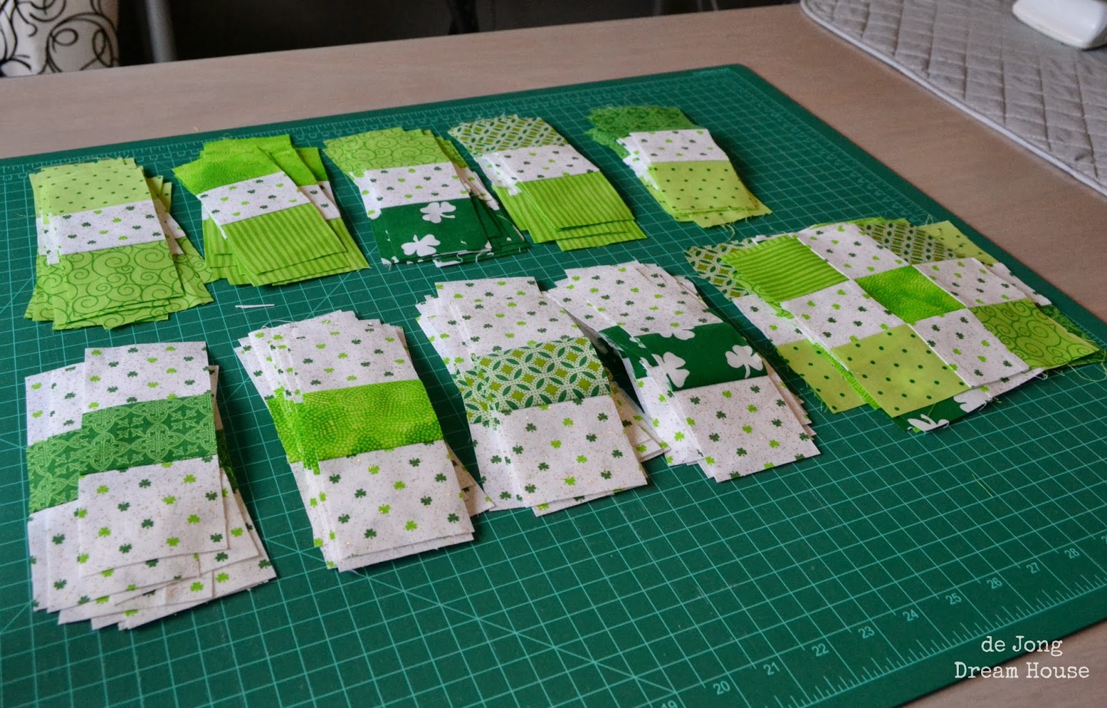 de Jong Dream House: Quilt #9: Irish Chain Memory Quilt