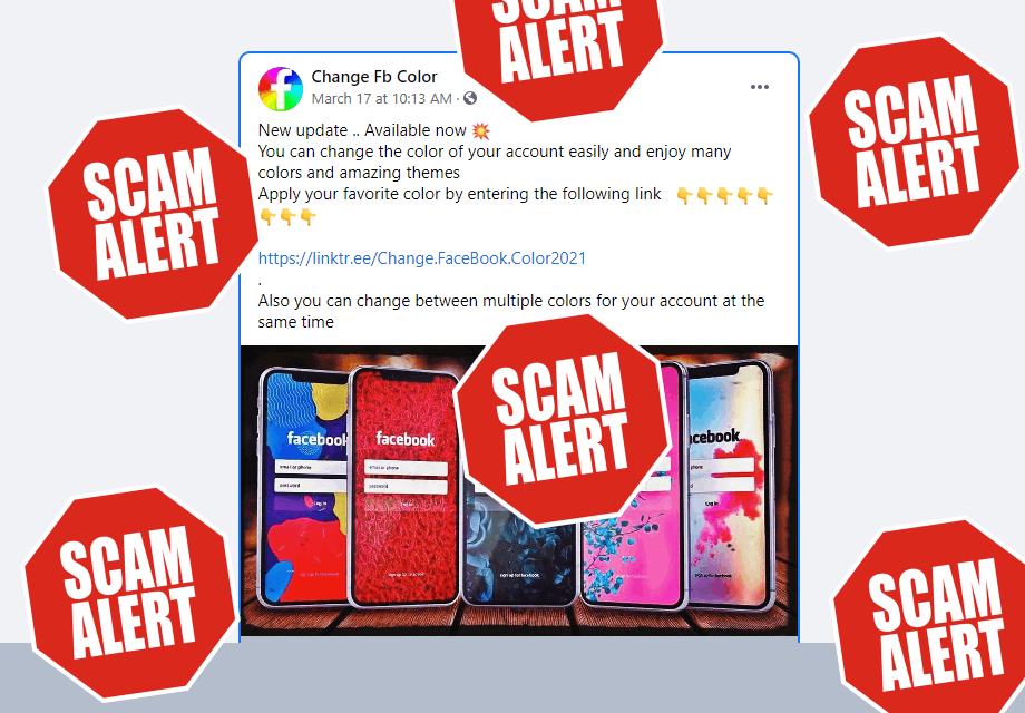 Beware Social Media Users! A New 'Change Facebook Color' Scam Is Making ...