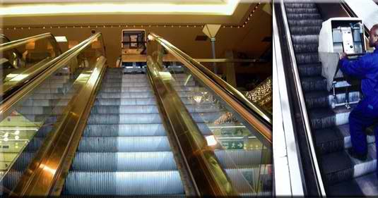 Escalator Step Chain: How do Building Personnel Clean the Escalator Steps?