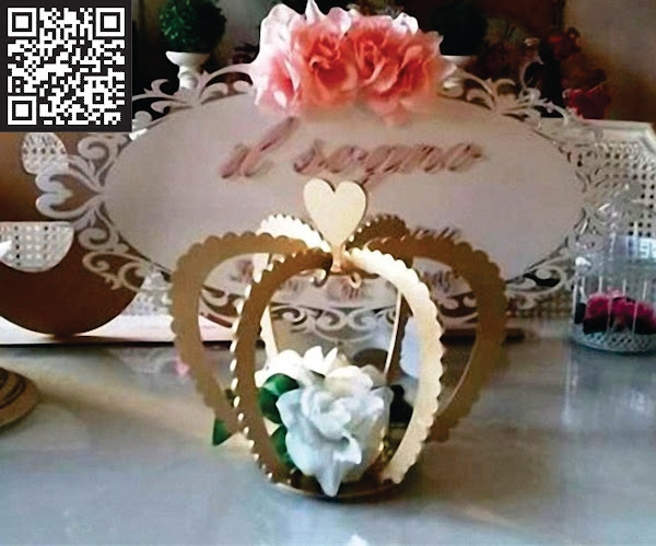 Crown E0014463 file cdr and dxf free vector download for laser cut ...