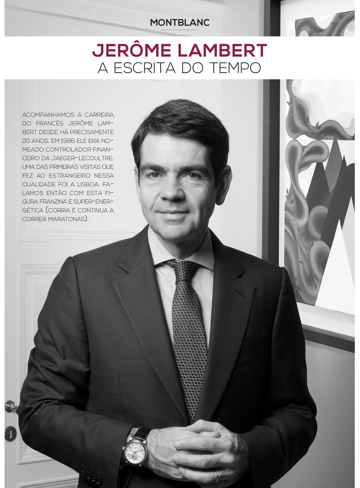 Estação Cronográfica: Jerôme Lambert nomeado CEO de todo o Richemont Group