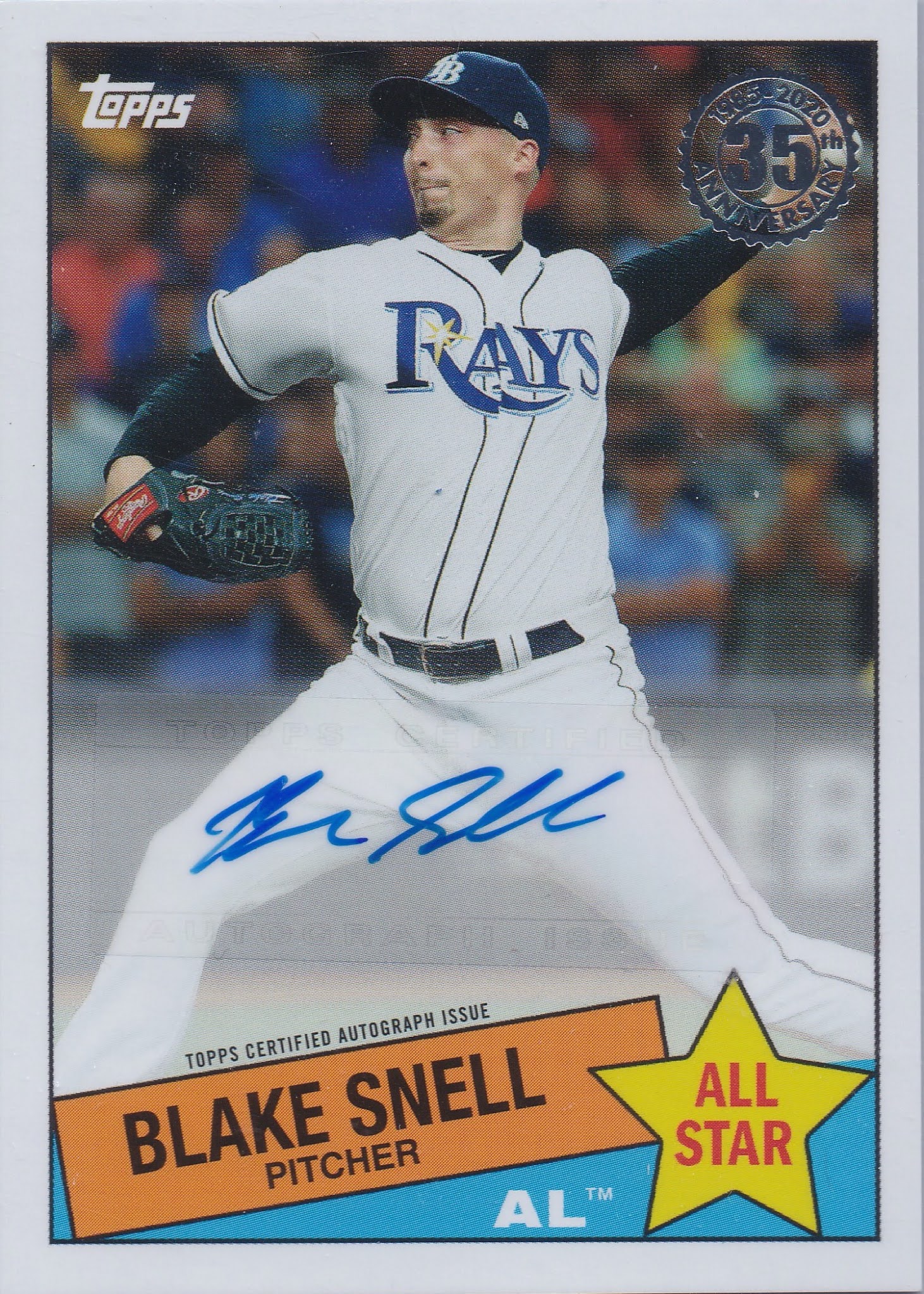 The Snorting Bull: 2020 Blake Snell Autograph Count: 3