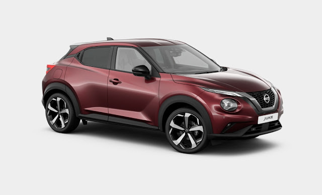 Nissan Juke 2 (2019 à 2024) - Couleurs et code peinture