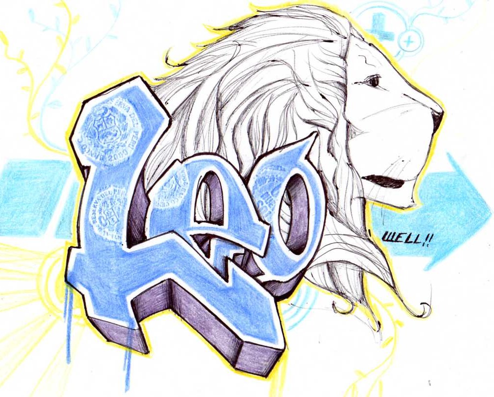 TU NOMBRE EN UN GRAFFITI - WELLINTENCION: Leo