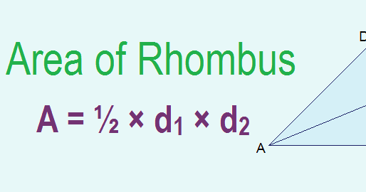 10 Math Problems: Area of Rhombus
