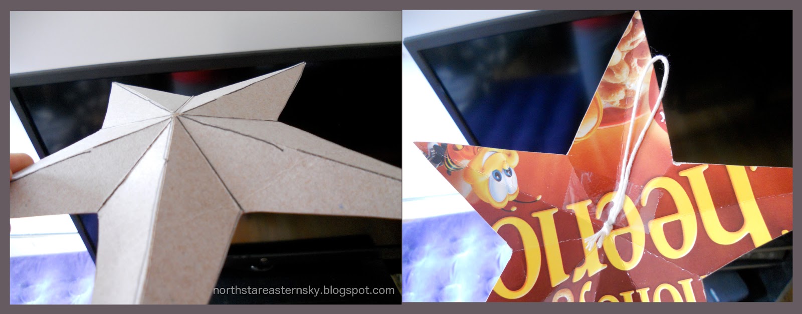 A North Star in an Eastern Sky: DIY: 3D cardboard stars