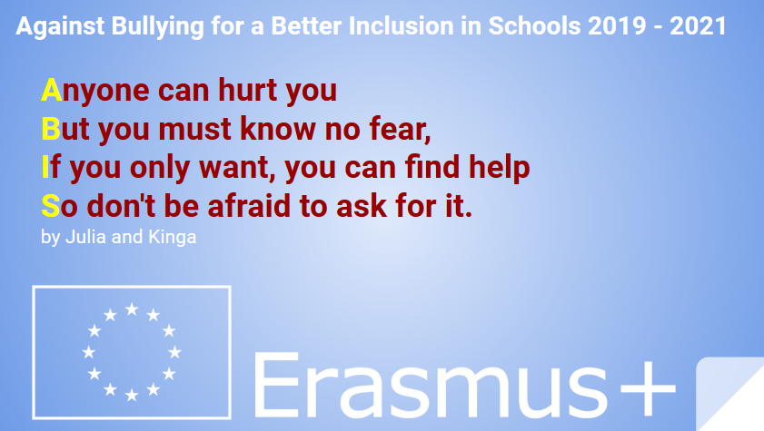 ABIS-Against Bullying For a Better Inclusion in Schools: Acrostics ...