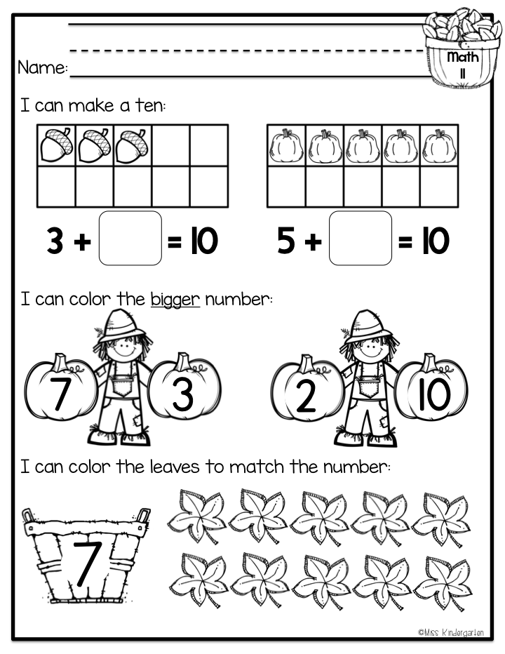 Morning Work Update! - Miss Kindergarten