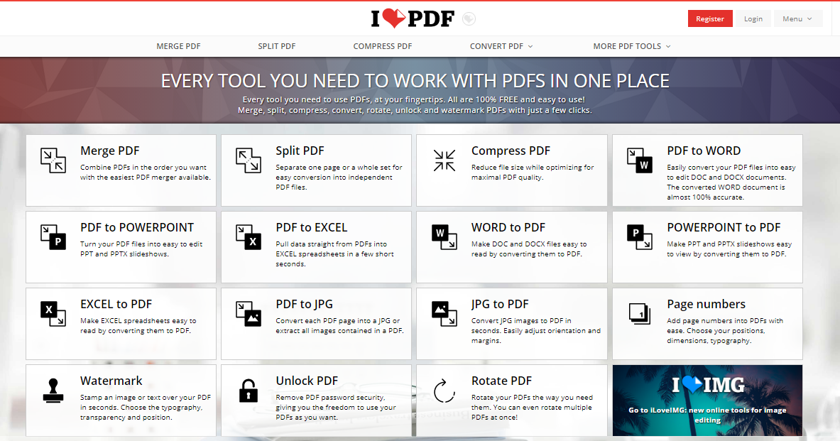 Cara Convert File Dan Memperkecil Ukuran File Memakai Ilovepdf ...