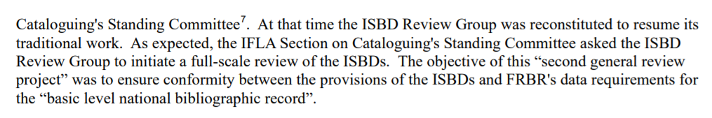 International Standard Bibliographic Description (ISBD) - Library & Information Science ...