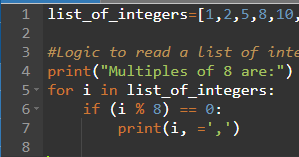 Geek4Tutorial.com: Python program to read a list of integers and print ...