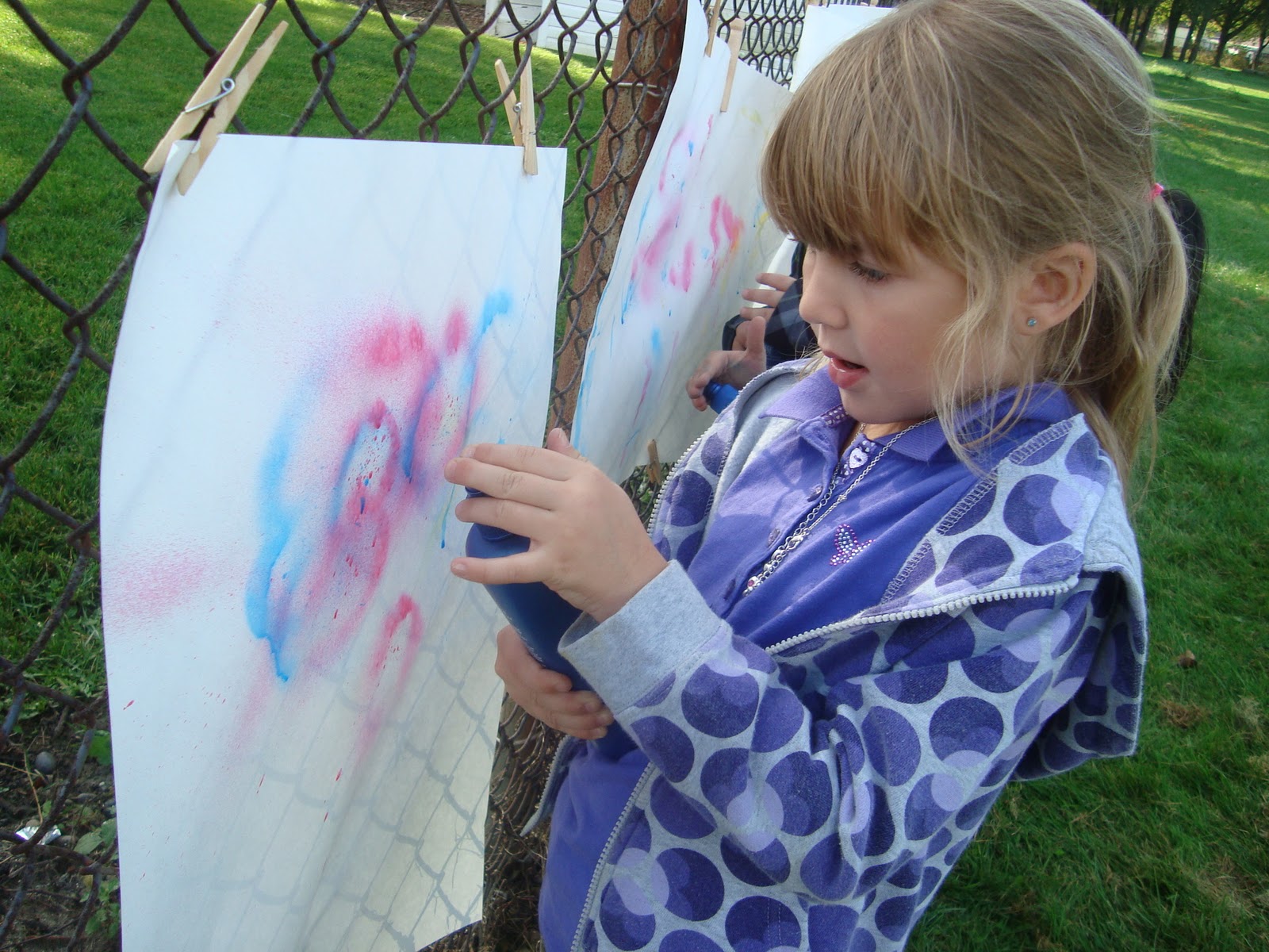 Joyful Learning in the Early Years: Spray Painting