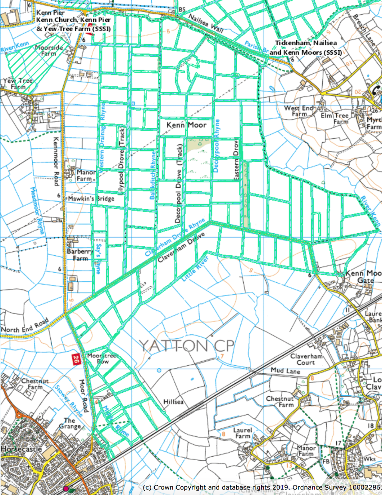 Tickenham, Nailsea and Yatton SSSI