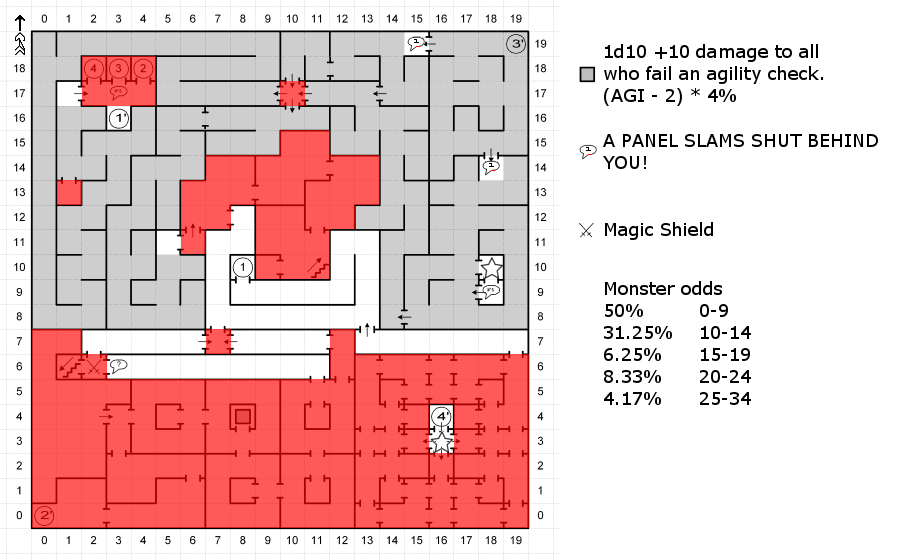 Data Driven Gamer: The maps of Wizardry II