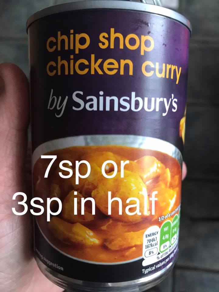 Bevs World: Chip shop chicken curry!