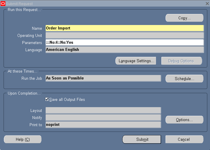 Oracle Apps Techno Functional: Scheduling the Concurrent program