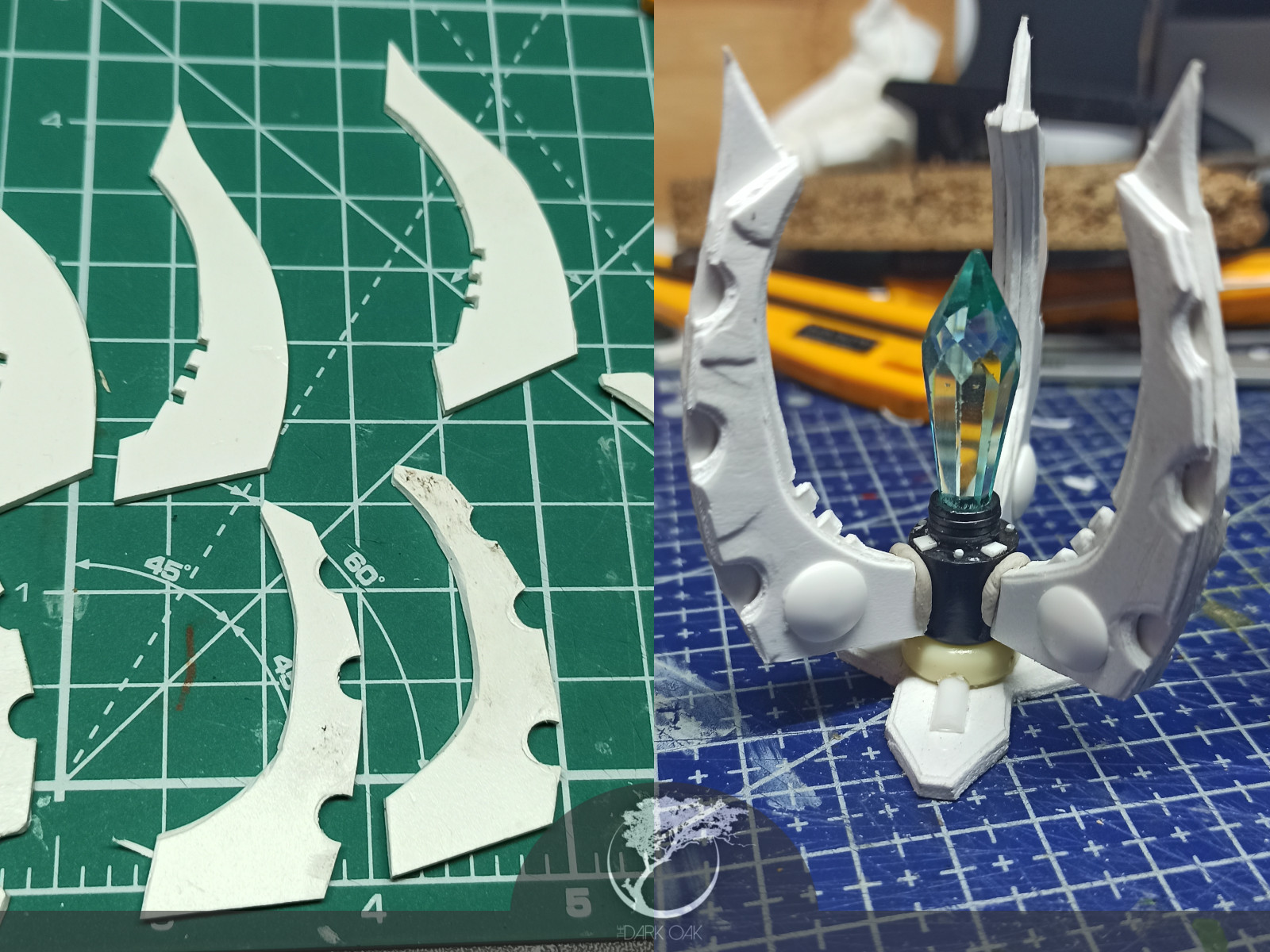 The Dark Oak: Eldar Webway gate - Scratchbuild terrain Part I - FKB ed. #68