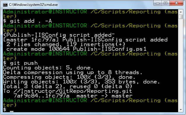 Ugly Gizmo Simple Git Workflow For Powershell Script Development