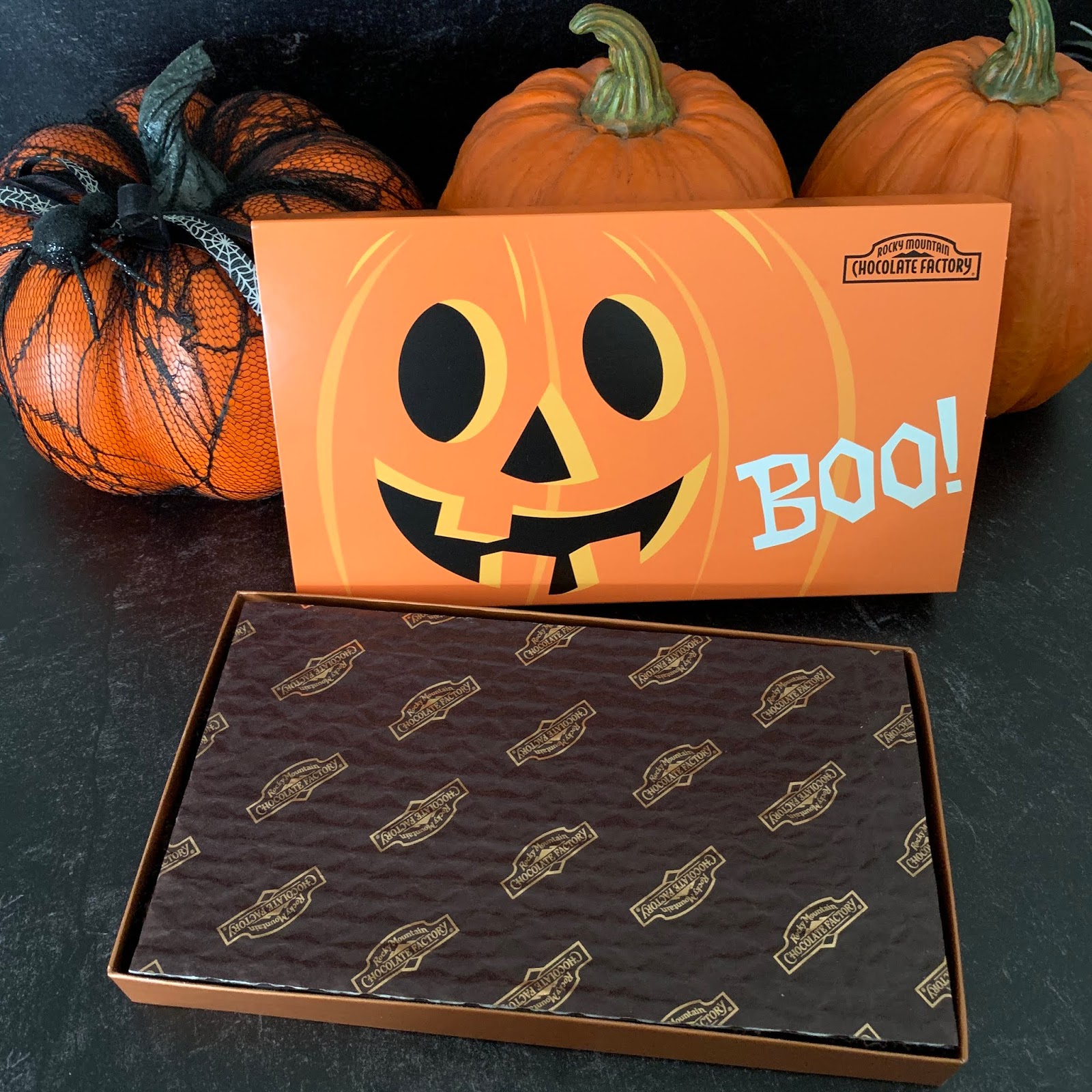 Rocky Mountain Chocolate Factory Assorted Jack-O-Lantern "Boo" Box of ...