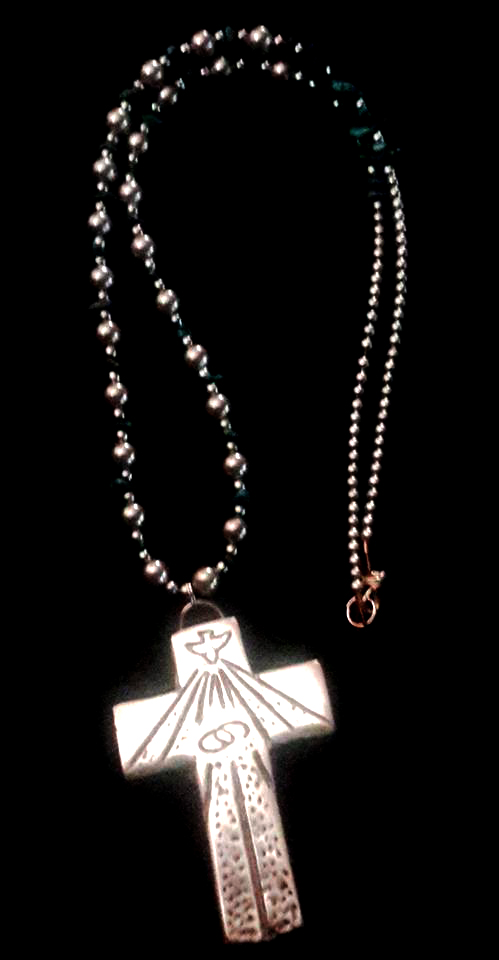 Southwestern Turquoise Cross/Necklace