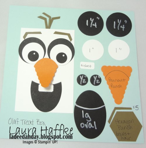 It's a La Dee Dah Day!: OLAF HAMBURGER BOX & TEMPLATE