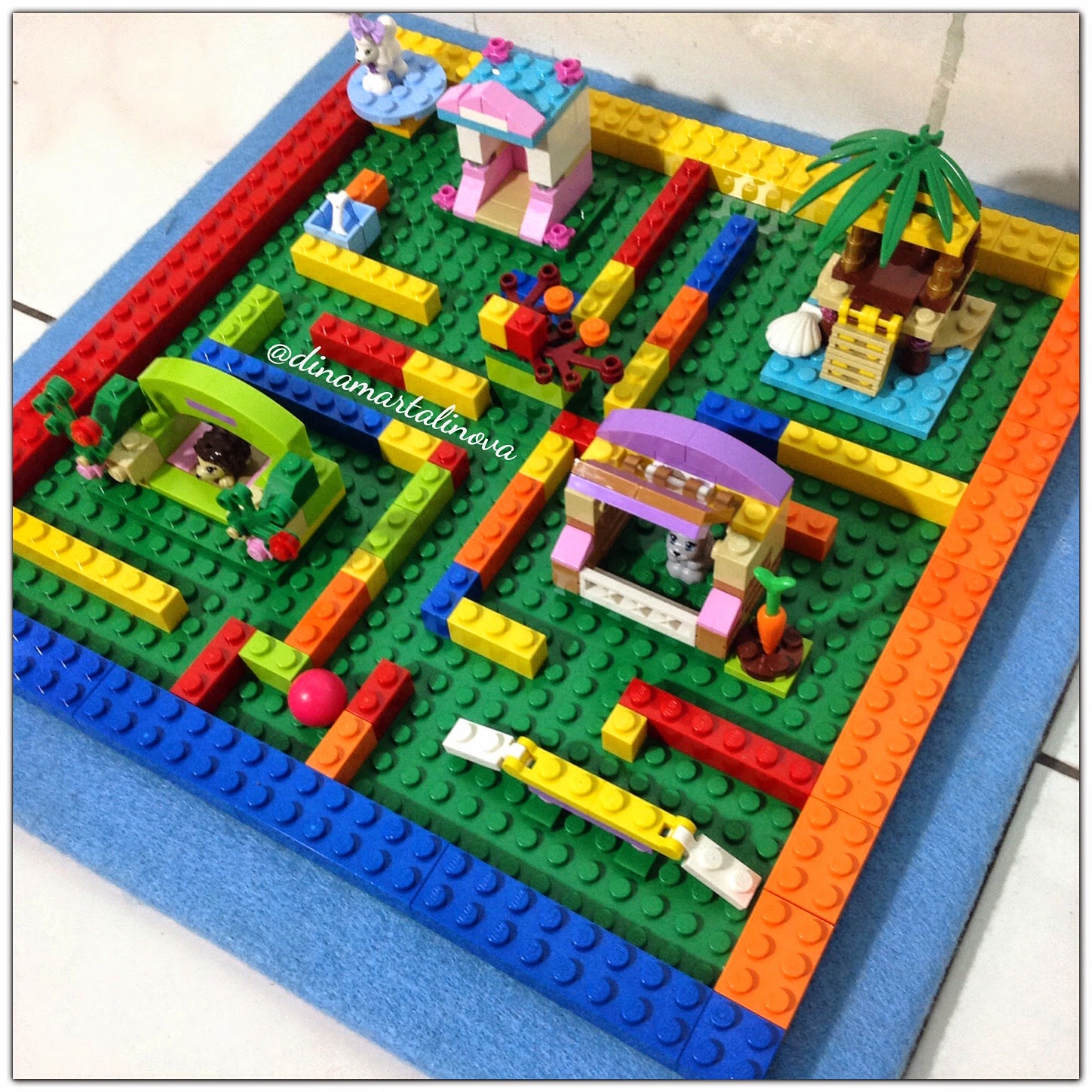 Raising A Montessorian: LEGO MAZE