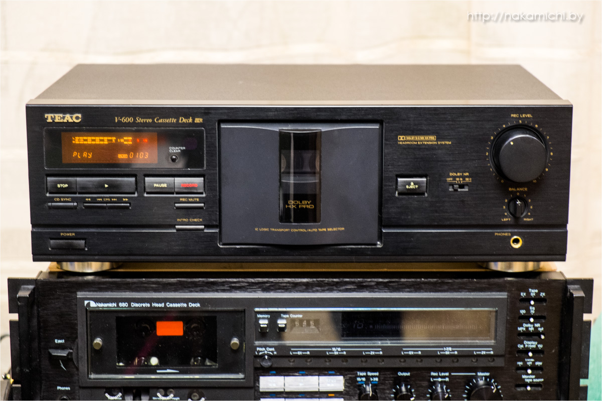 Vintage Audio: Stereo Cassette Deck TEAC V-600