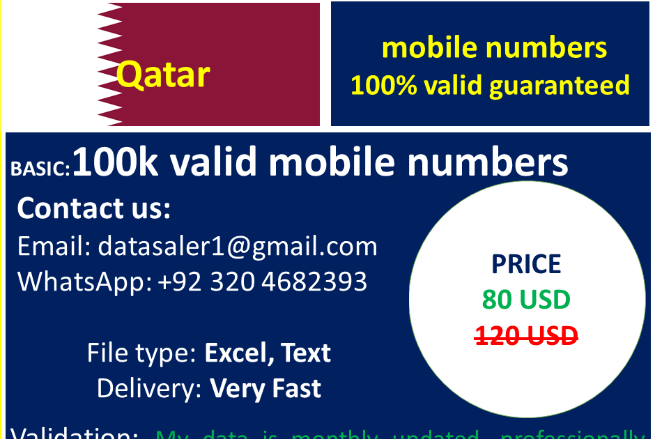 Valid Mobile Numbers: DOWNLOAD QATAR WHATSAPP NUMBERS || RESIDENT ...