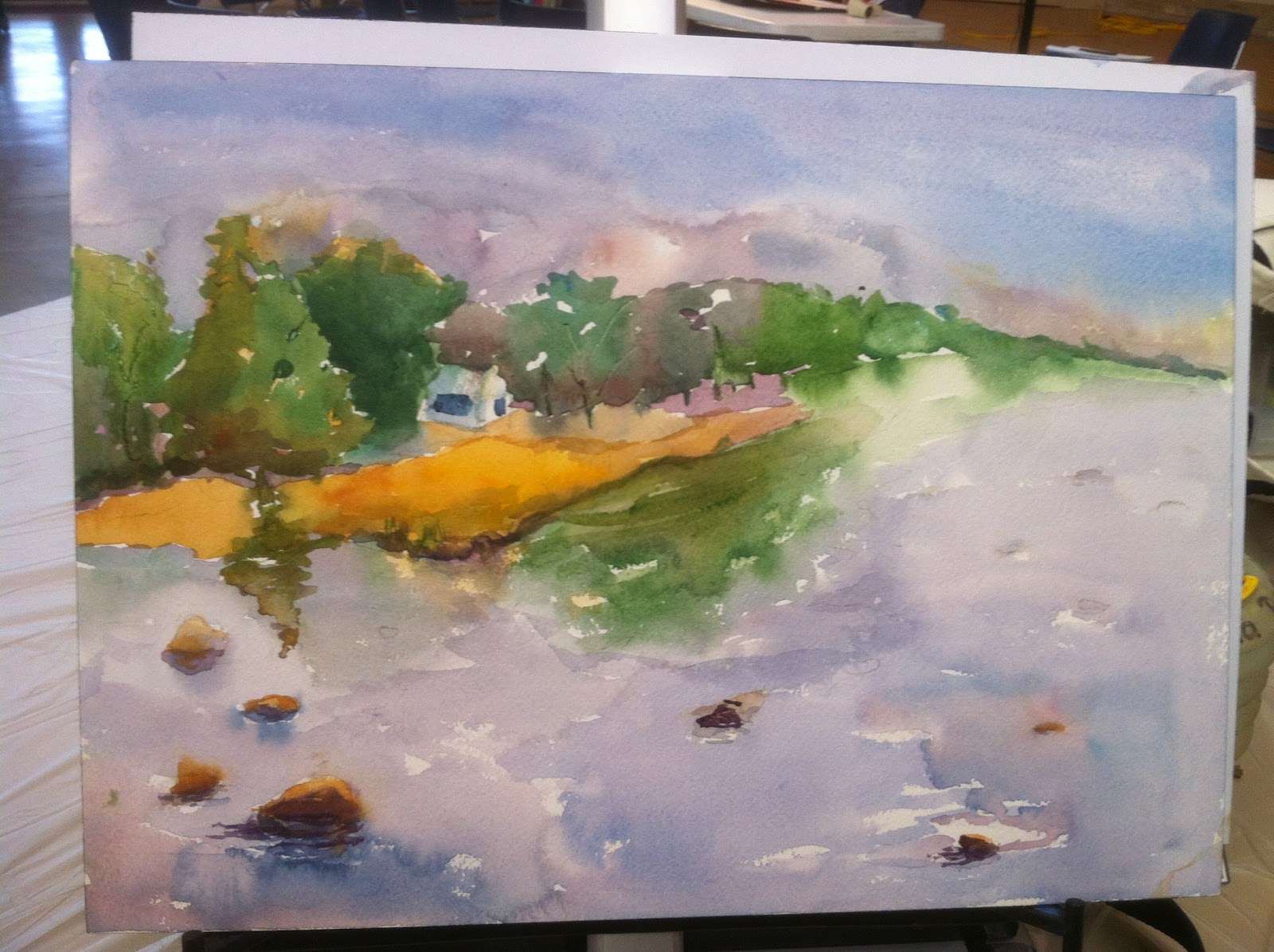 DonaReedArt: I attended a landscape watercolor workshop led by Joyce ...