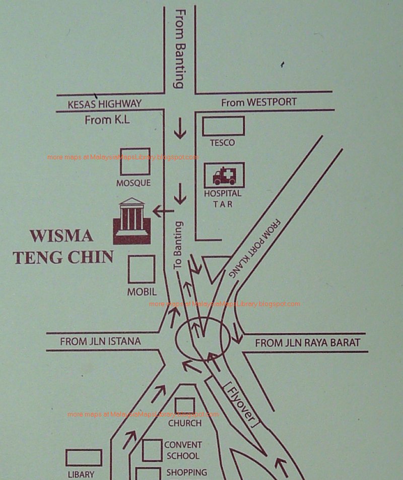 Malaysia Maps Library: Map of Wisma Teng Chin, Klang