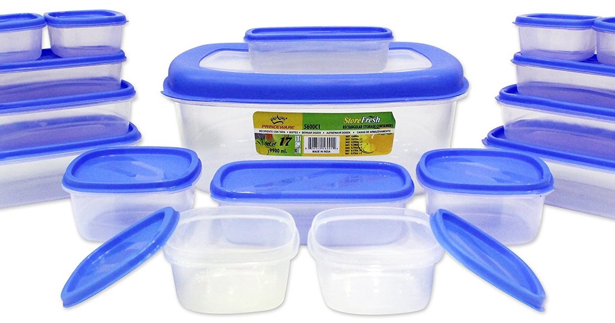 Best Deal- Princeware SF Packing Container, 17-Pieces, Blue - Daily Updates
