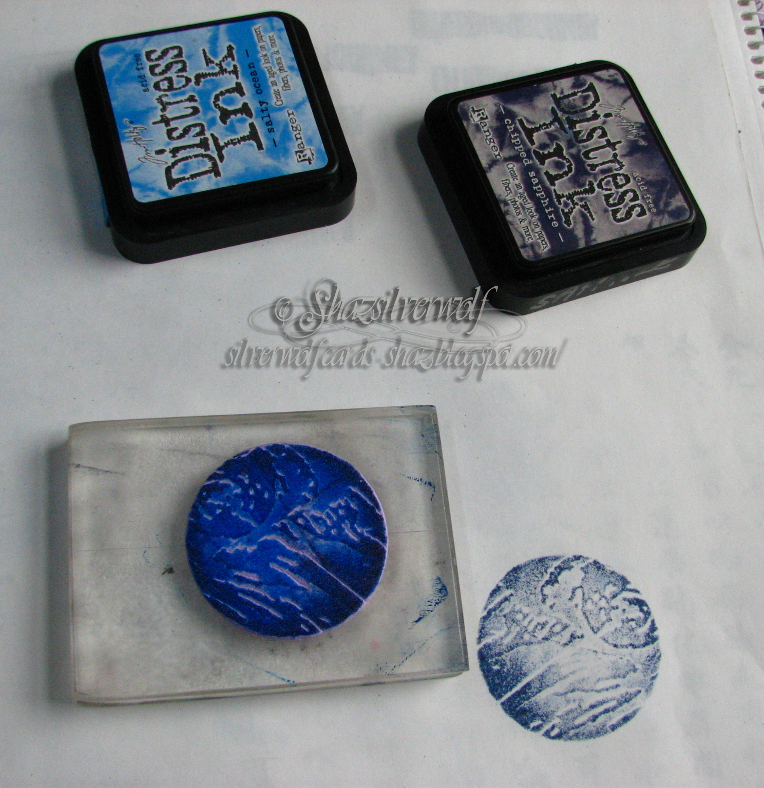 Silverwolf Cards: Making your own shadow stamps