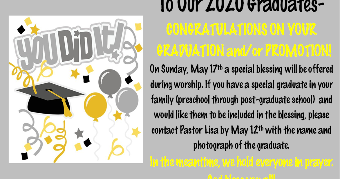 Recognizing Our Graduates