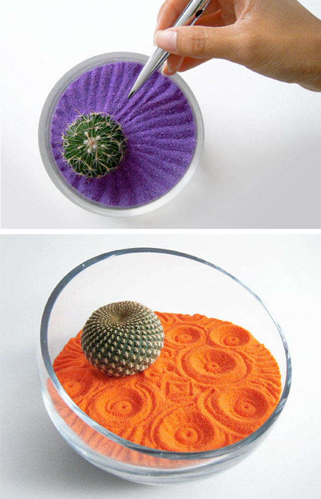 JARDINES ZEN CON ARENA DE COLORES